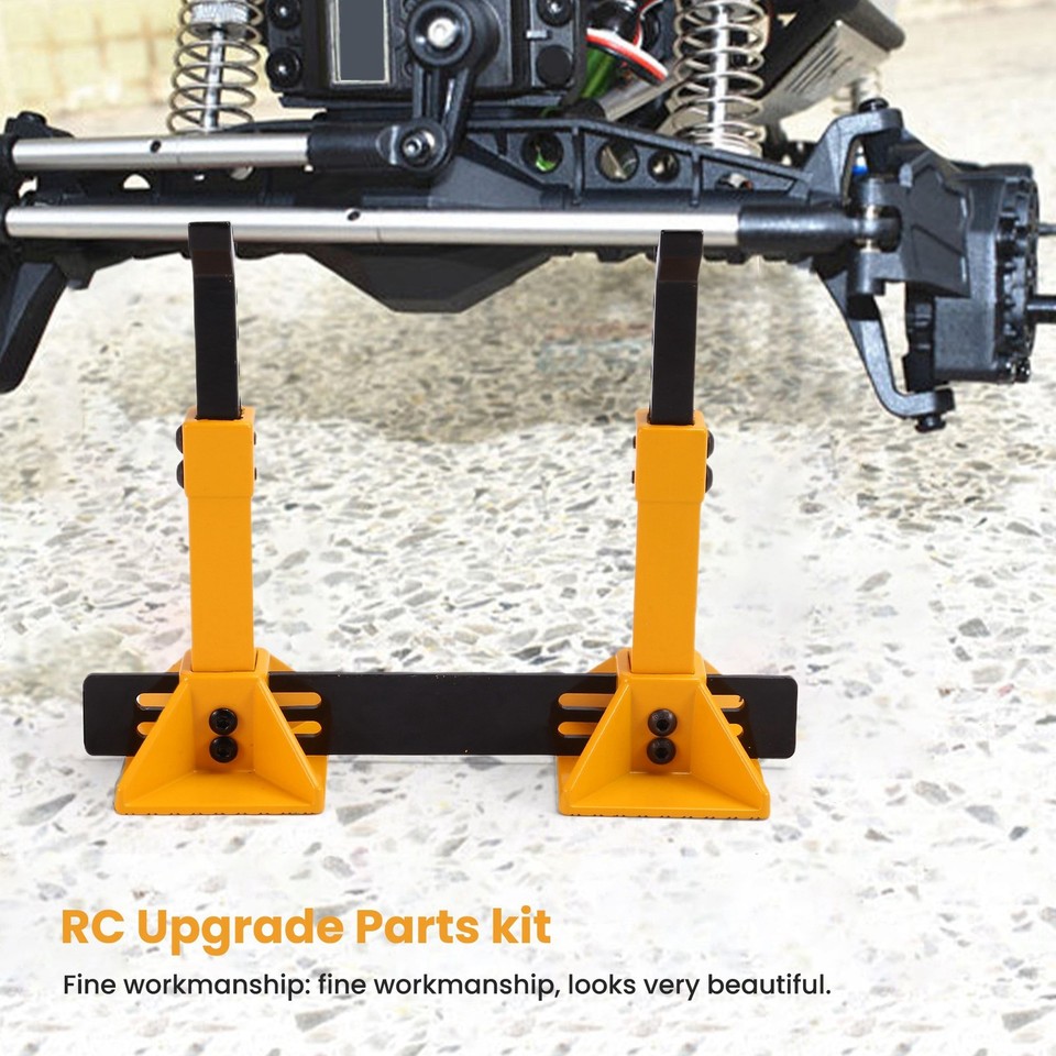 Simulation Metal Height Adjustable Jack RC Car Holder Stand Decoration ...