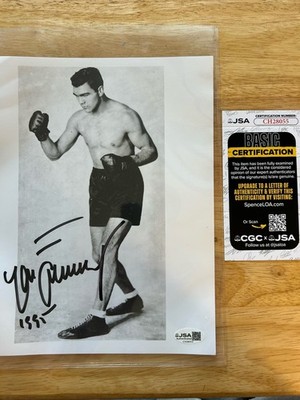 Max Schmeling Signed 8x10 B&W Photograph - JSA COA CH28055 | eBay