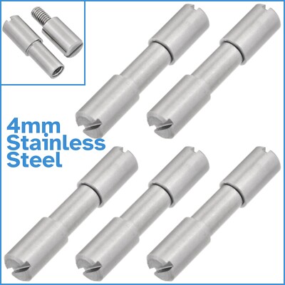 5pcs 4mm Stainless Steel Corby Bolt Knife Making Handle Fastener Screw ...