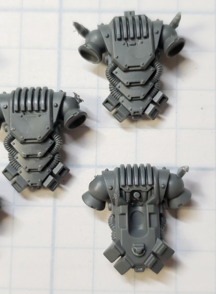 Warhammer 30K Space Marine Bits Mark 6 VI Tactical Squad Power Backpack ...