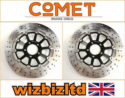 Suzuki RF 900 R 1996-1999 [Pair of Comet Front Brake Discs] [Black RF ...