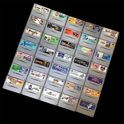 Super Famicom SFC Game Cartridge Japanese Retro SNES Lot Select Your ...