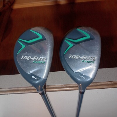 Set Of Two Top Flite Gamer Womens Flex Golf Clubs 4,5 Hybrids | eBay