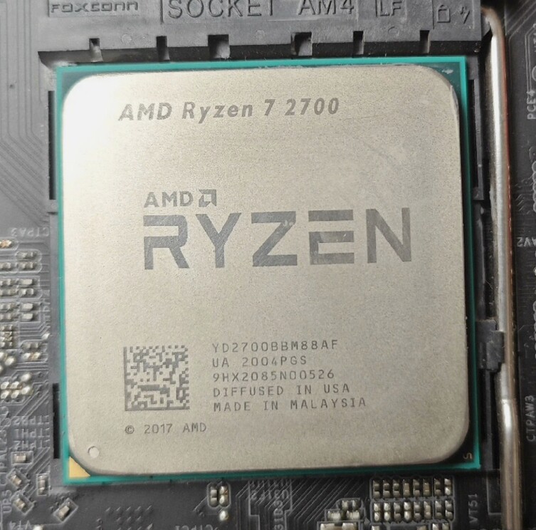 AMD Ryzen 7 2700 R7-2700 CPU Processor-3.2 GHz 8-Core 16-Thread 16M ...