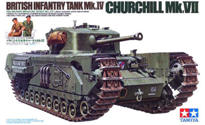 Tamiya 35210 WWII British Churchill Mk VII Tank 1/35 Scale Plastic ...