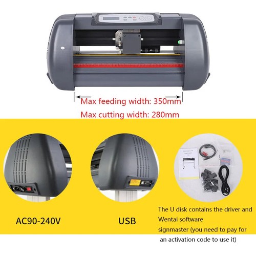 SK-375 Electric Cutting Plotter Cuting Width 280mm High Quality Paper ...