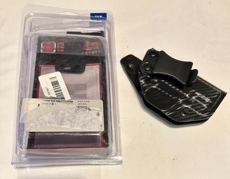 IWB Concealed Carry CCW Kydex Holster with ModWing Claw - Right Hand ...