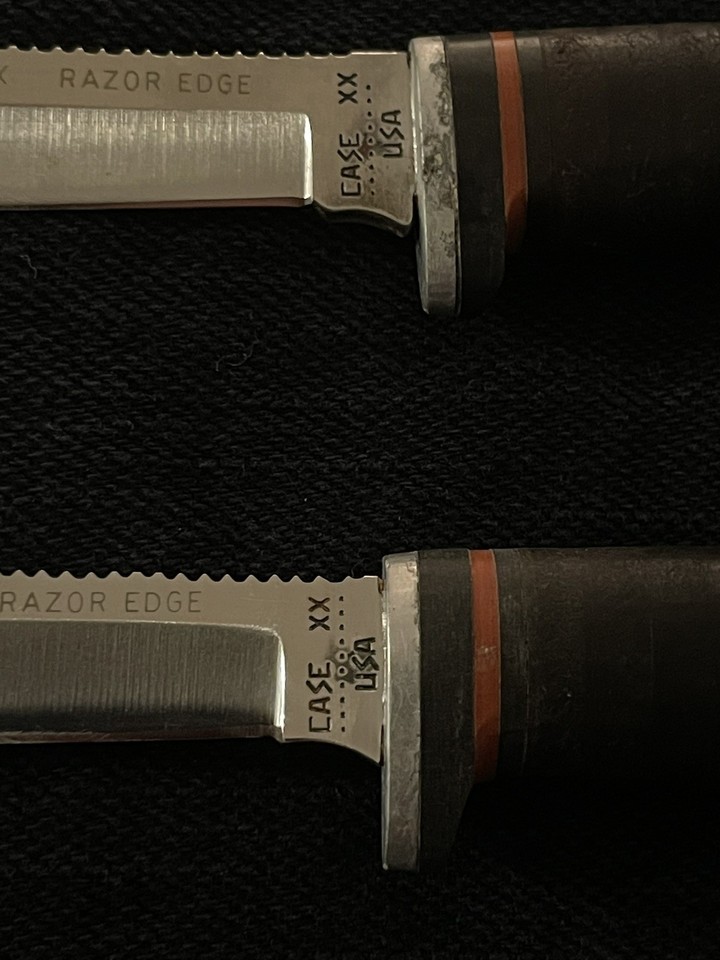 pair of Case XX USA 1965-1969 Model M3F Great Skinner Blade with ...