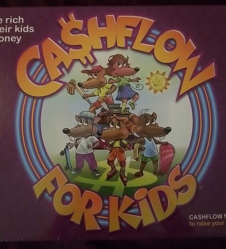 NEW Rich Dad CASHFLOW for Kids Educational Board Game Children Ages 6 ...