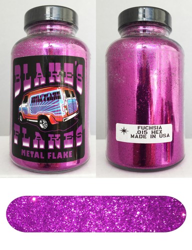 Blake's Flakes Metal Flake .015 Fuchsia Pink Purple Hot Rod Custom ...