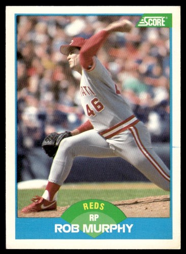 1989 Score Baseball Card Rob Murphy Cincinnati Reds #141 | eBay