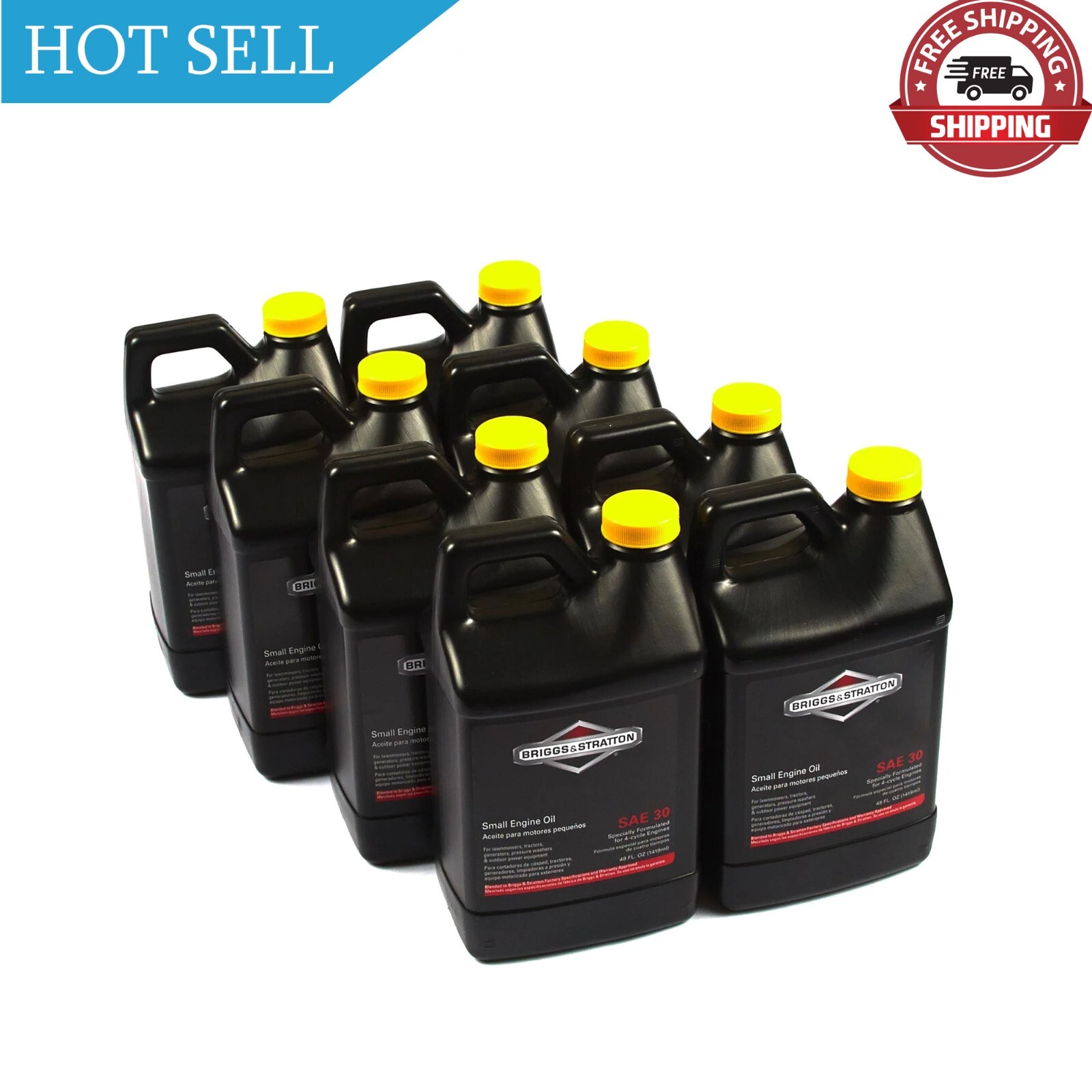 Briggs & Stratton 4-Cycle 48 oz Small Engine Oil SAE 30W | eBay