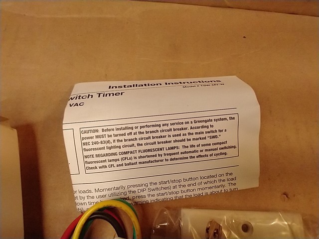 Greengate Tdw-mv-w Digital Timer With Push Button for sale online | eBay