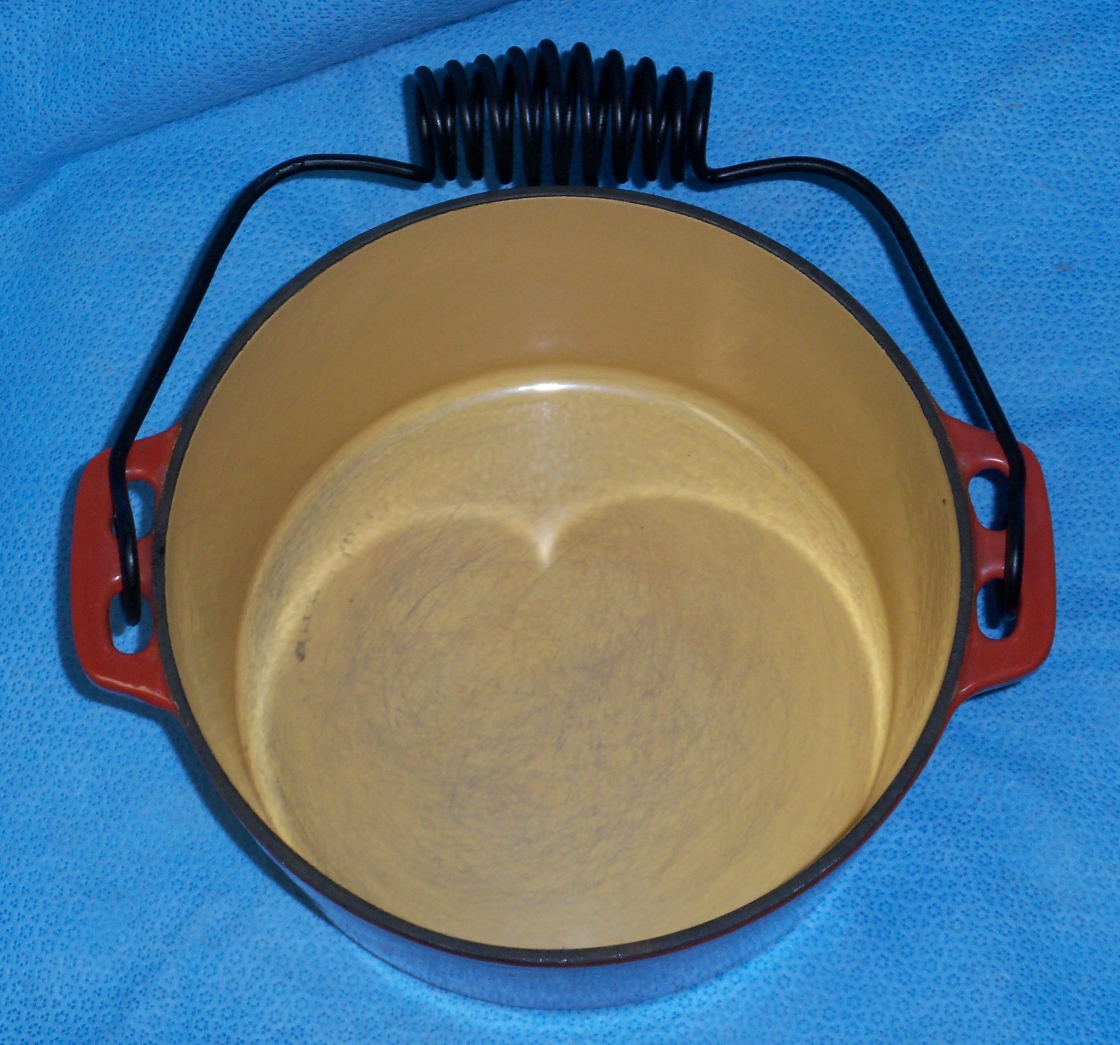 NapaStyle Burnt Orange Heavy Enamel Cast Iron 3 Quart Dutch Oven ...