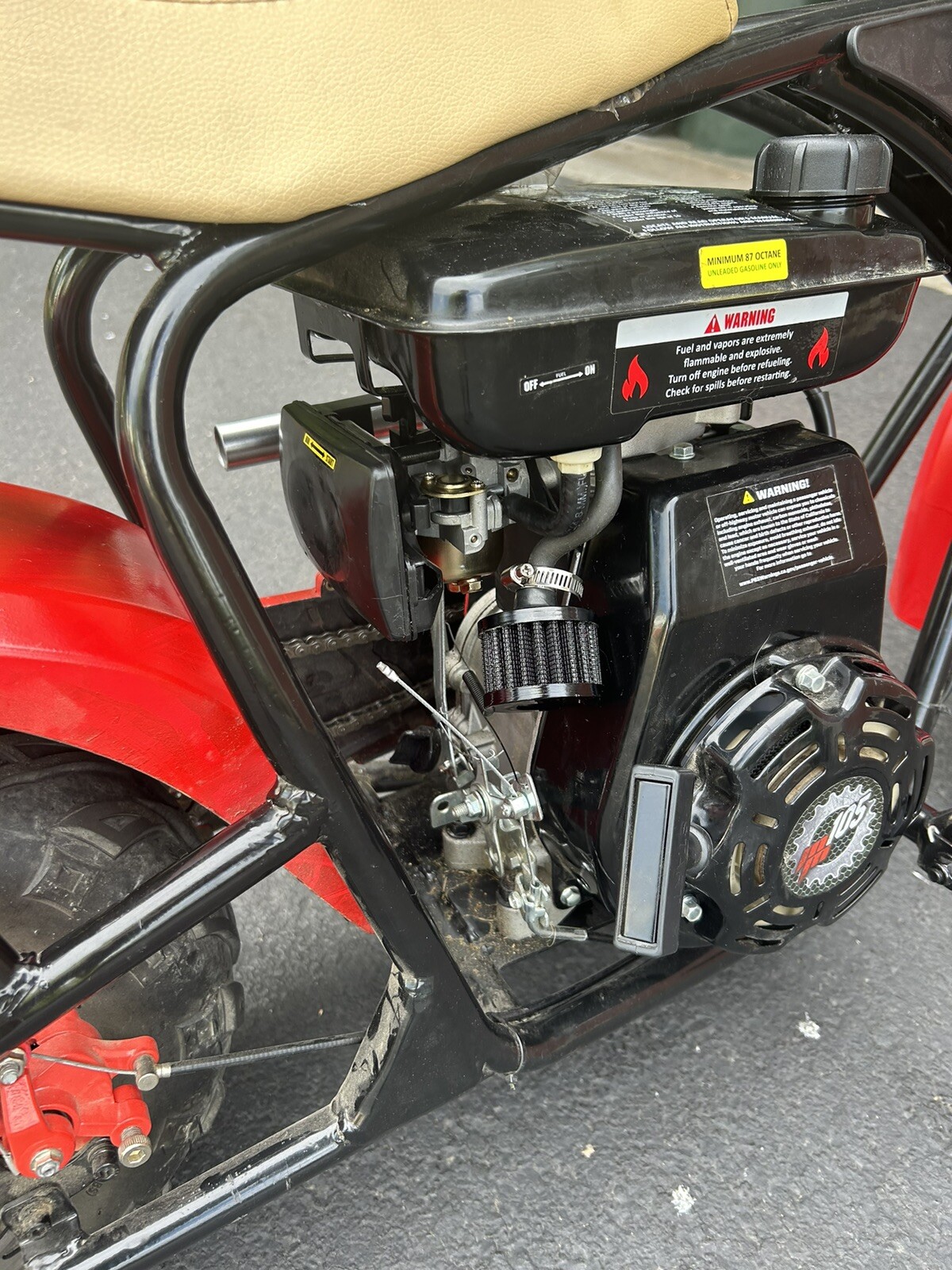 MotoTec 105 cc Mini Motorcycle 850021322113| eBay