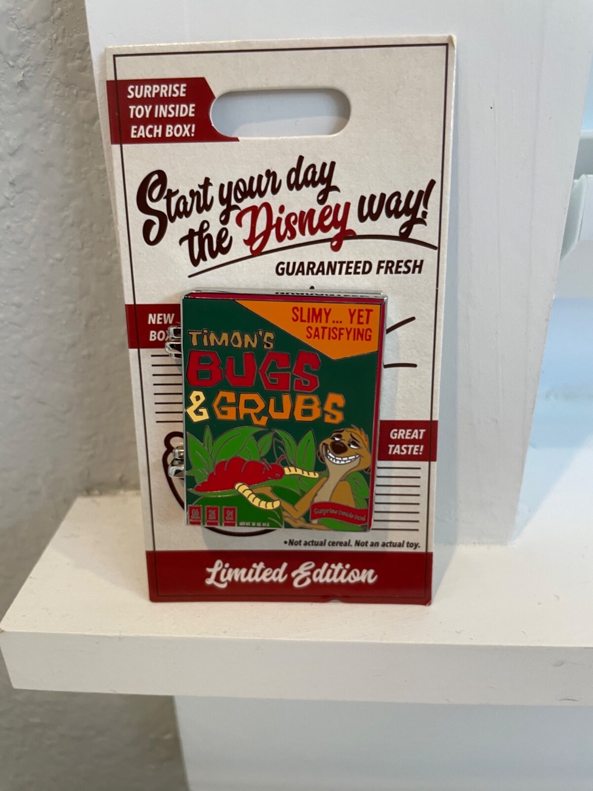 Disney Timon's Bugs & and Grubs Pin The Lion King Cereal Boxes Series ...