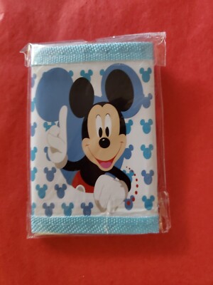 Mickey MOUSE LIGHT BLUE WALLET | eBay