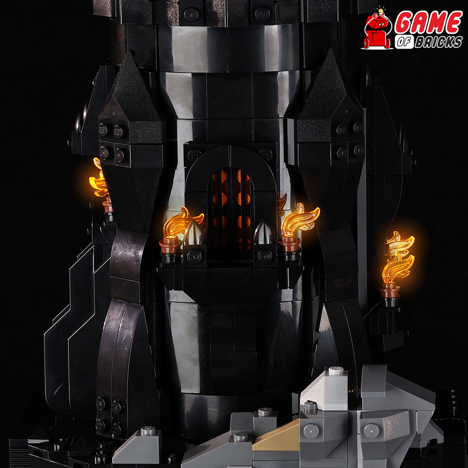 LED Light Kit for LEGO The Lord of the Rings: Barad-dûr 10333 (Remote ...