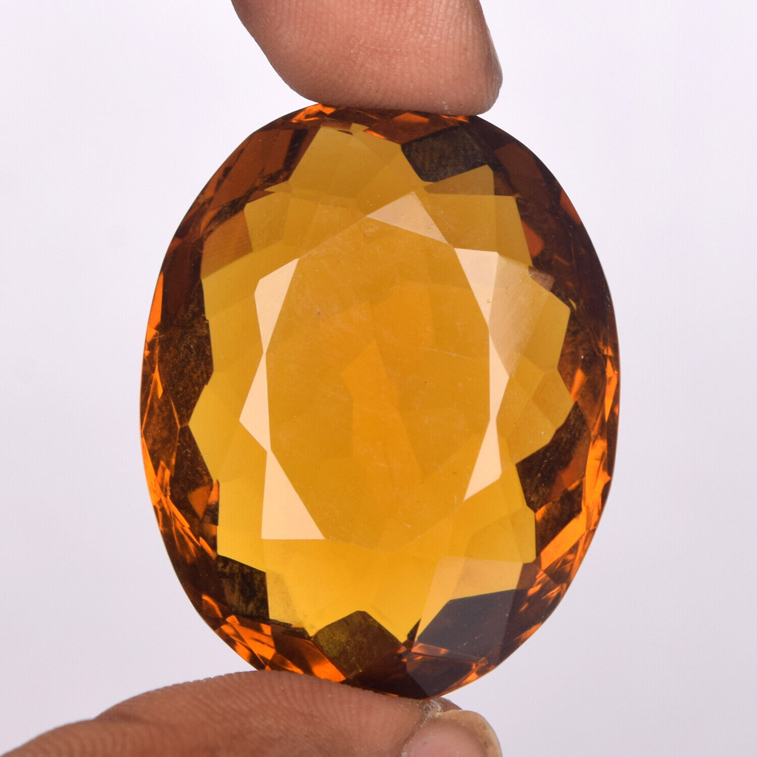 Oval Shape Citrine Brazilian Gemstone, 78.50 Ct citrine Loose Gem for ...