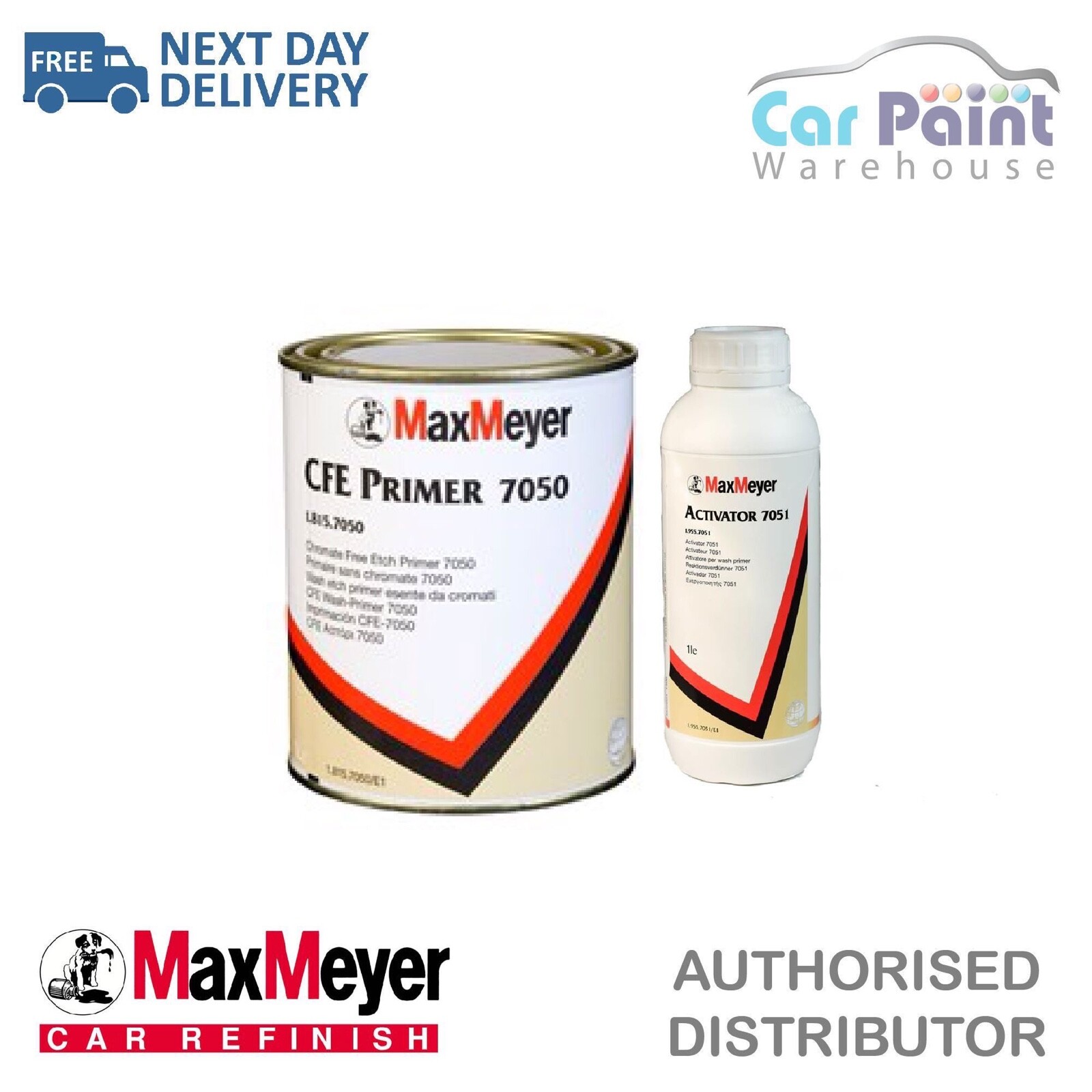 Max Meyer 7050 Chromate-Free Etch Primer Kit 2L 1.1815.7050 | eBay UK