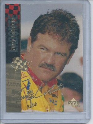 1995 Upper Deck Motorsports Gold Signature # 37 Terry Labonte Nascar ...