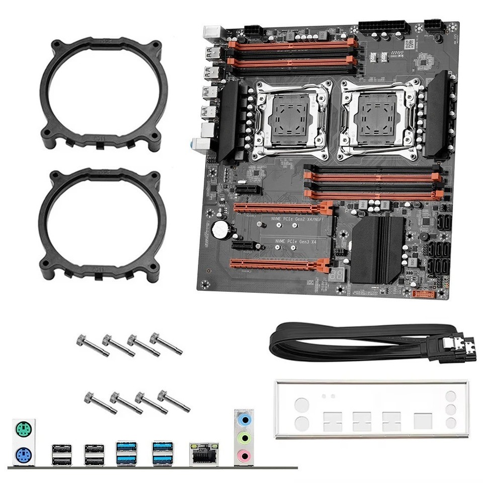 X99 Dual CPU Gaming Motherboard Kit with E5 2680 V3 & Four-Channels ...