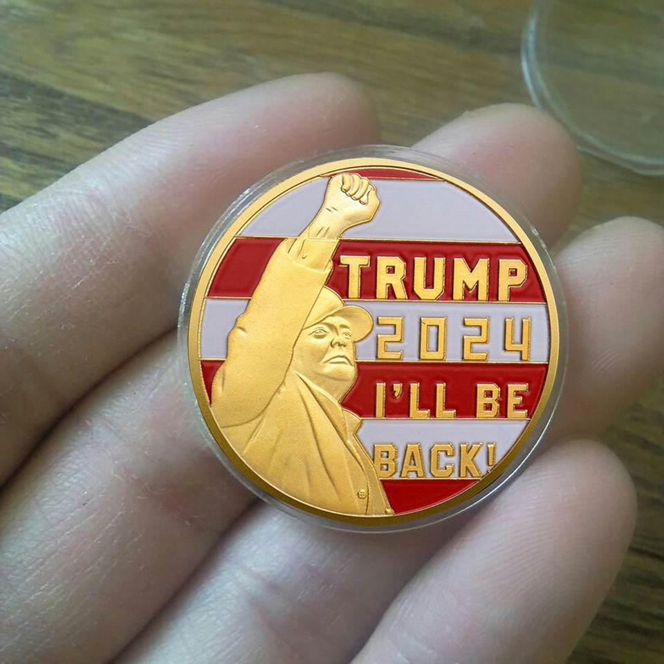 2024 President Donald Trump Commemorative Coin Take America Back Metal ...