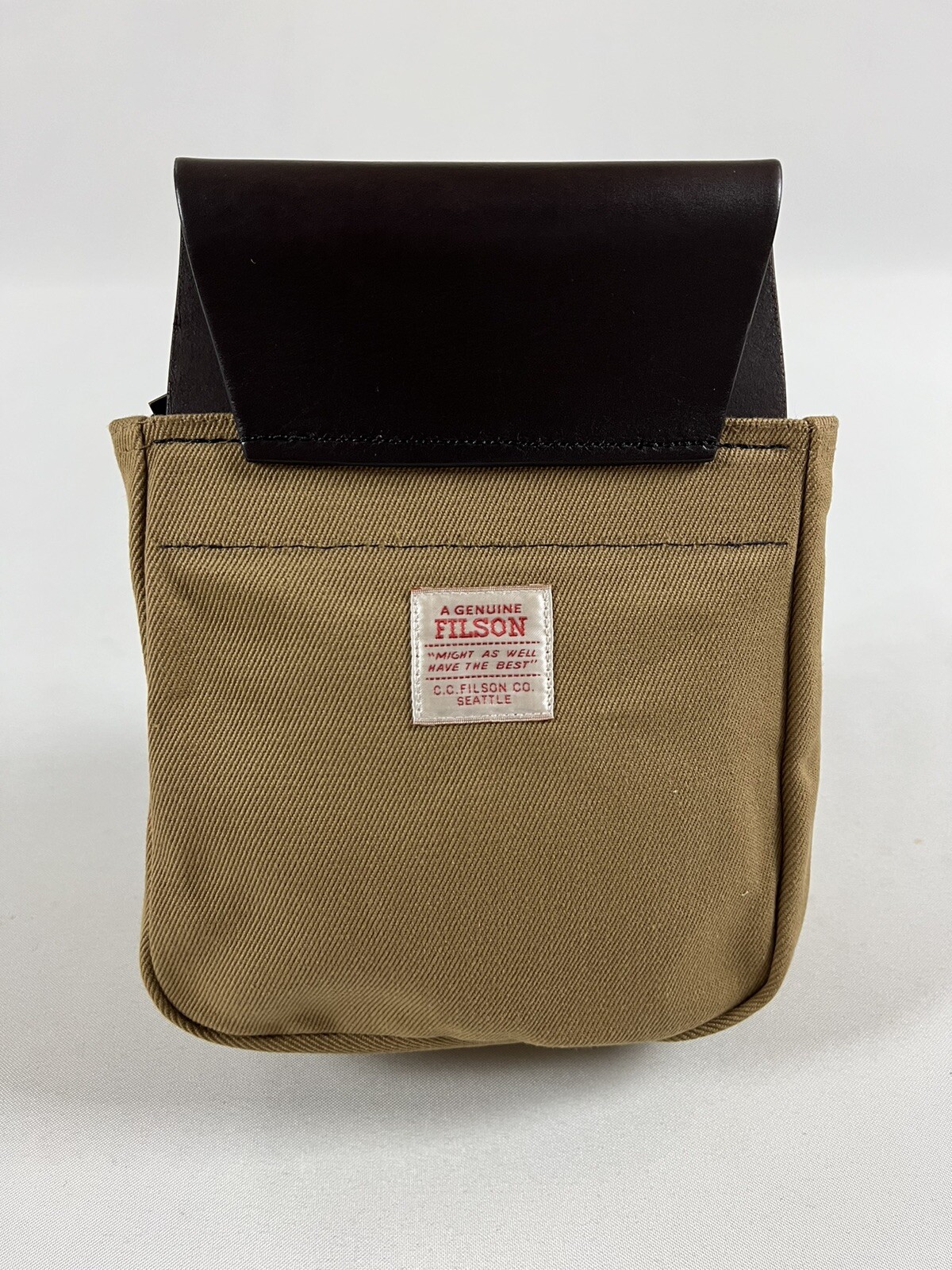 FILSON RUGGED TWILL BELT POUCH TAN NWT | eBay