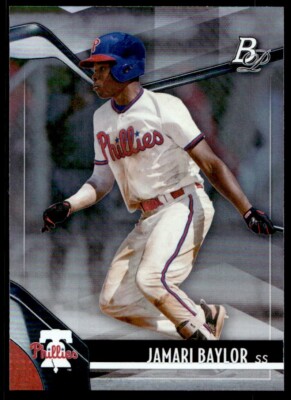 2021 Bowman Platinum Top Prospects Jamari Baylor Philadelphia Phillies #TOP-63 | eBay