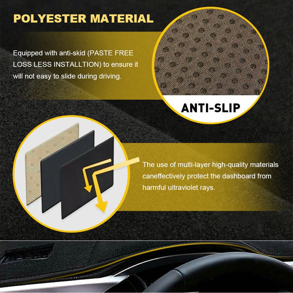 Car Front Dashboard Cover For 2007-2013 GMC Sierra/Chevrolet Avalanche ...