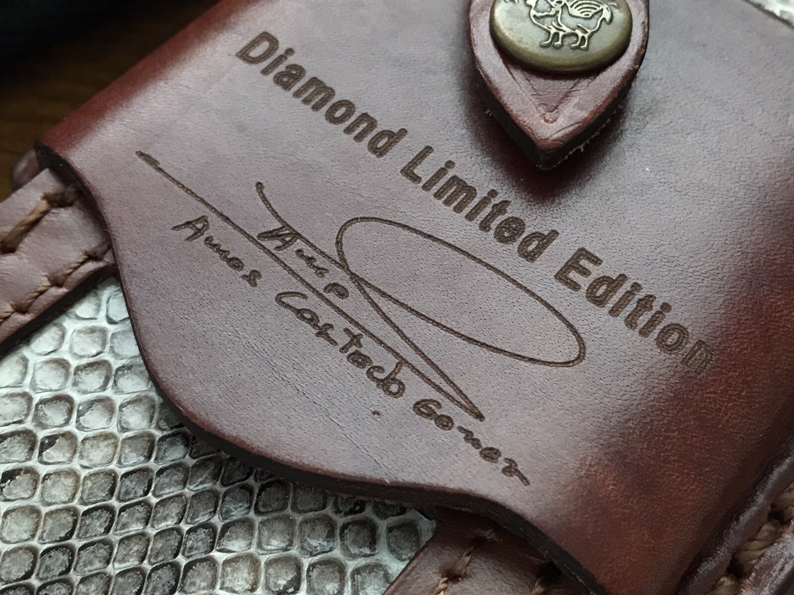 Hen And Rooster Michael Prater Painted Pony Custom Fixed Blade Bowie ...