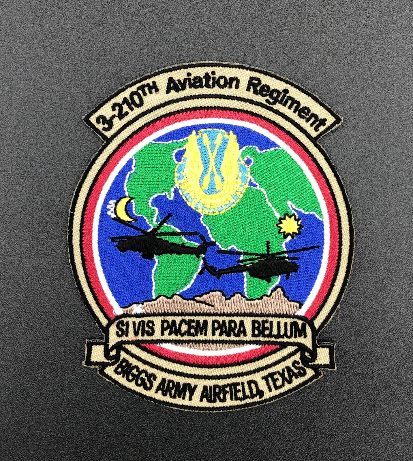 3-210th AVN REGT Biggs Army Airfield Texas Army Aviation Patch OEF OIF ...