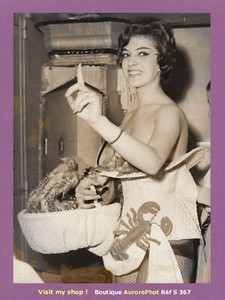 1960 press photo: Ivana nolte dancer cabaret magazine new eve paris ...