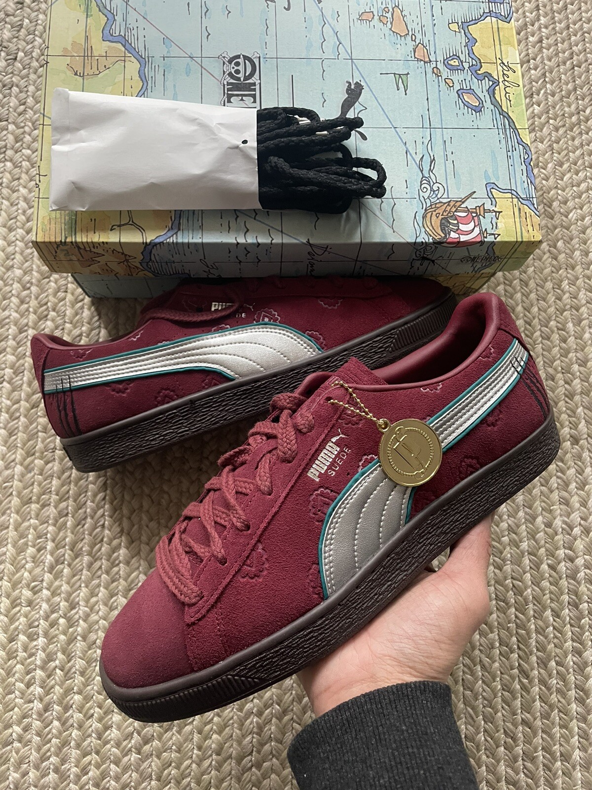 PUMA x One Piece Red Hair Shanks Shoe Red/Silver Size 10 Men's 362132 ...