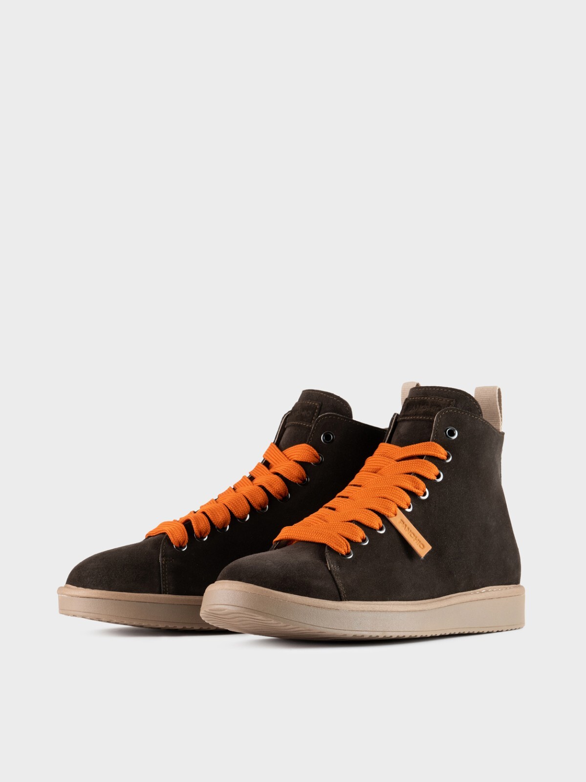 Desert Boot Panchic P01 IN Suede Lined Microfiber Ebony Laces Burnt ...