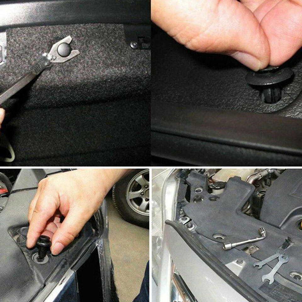 415Pcs Bumper Clips Retainer Auto Car Rivets Fastener Fender Push Pin ...