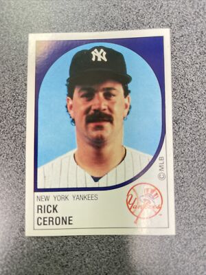 1988 Panini MLB Baseball Sticker Rick Cerone #151 New York Yankees | eBay