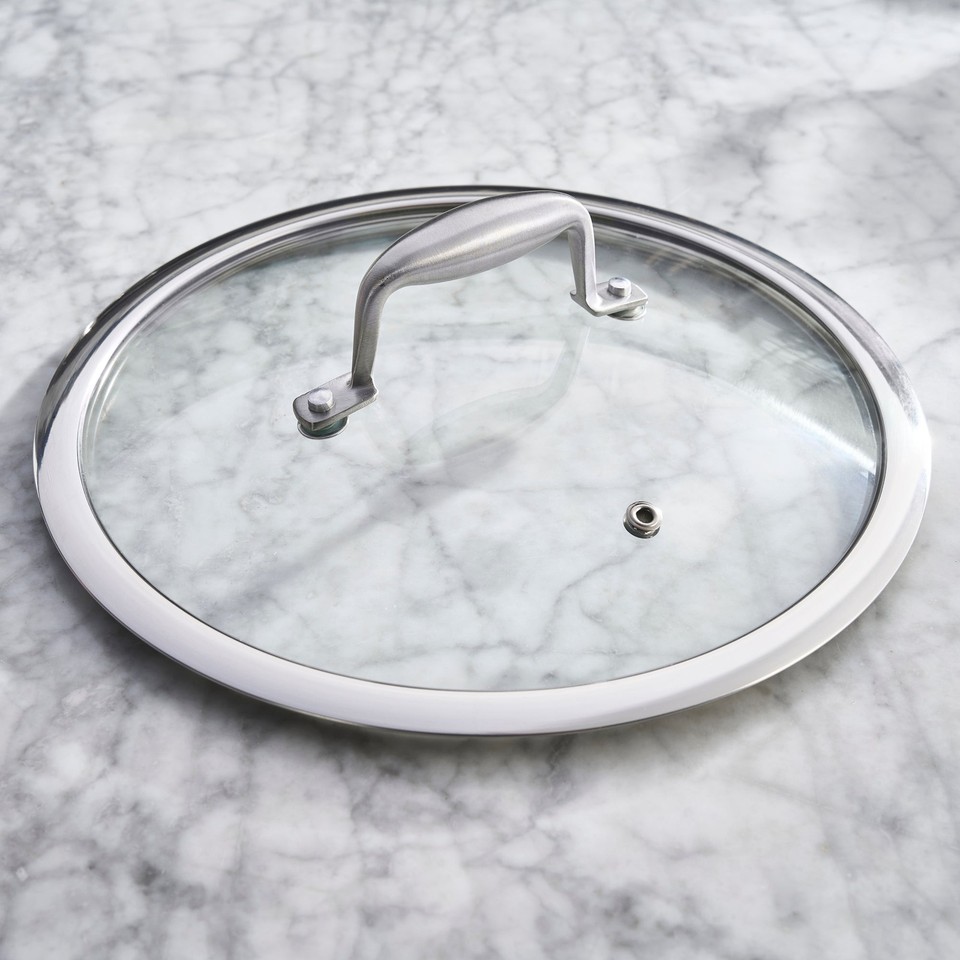Triply Stock Pot 20cm Cooking Pot with Lid & Side Handles Cooks ...