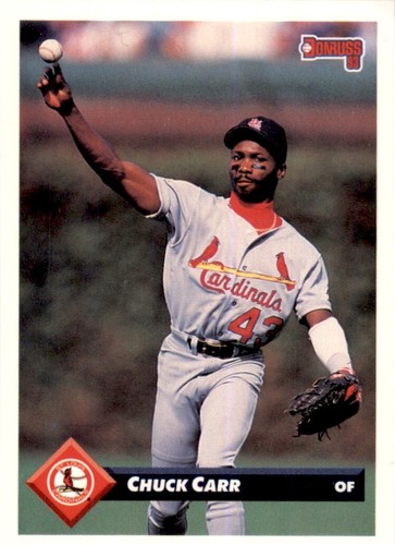 1992 Donruss Chuck Carr St. Louis Cardinals #124 | eBay