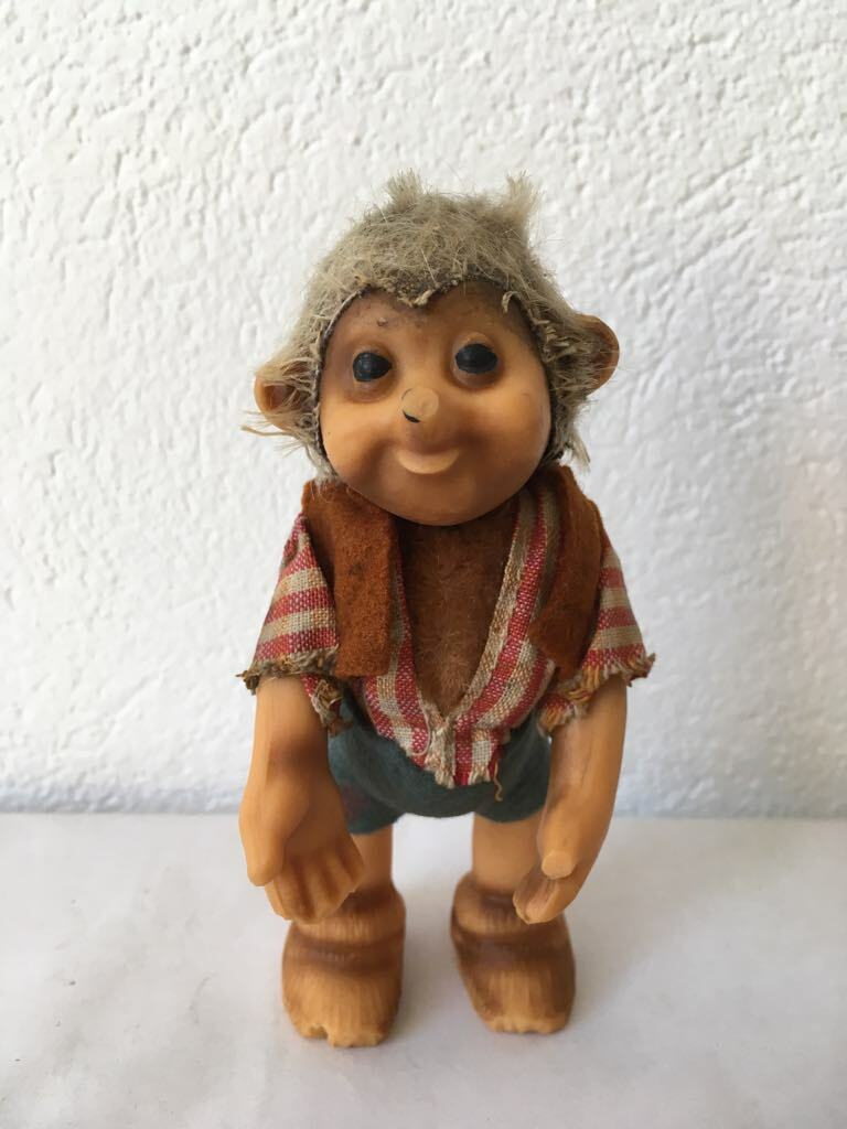 Vintage 1950s Steiff Mecki Hedgehog doll, fully dressed, 12 cm 4.7 ...