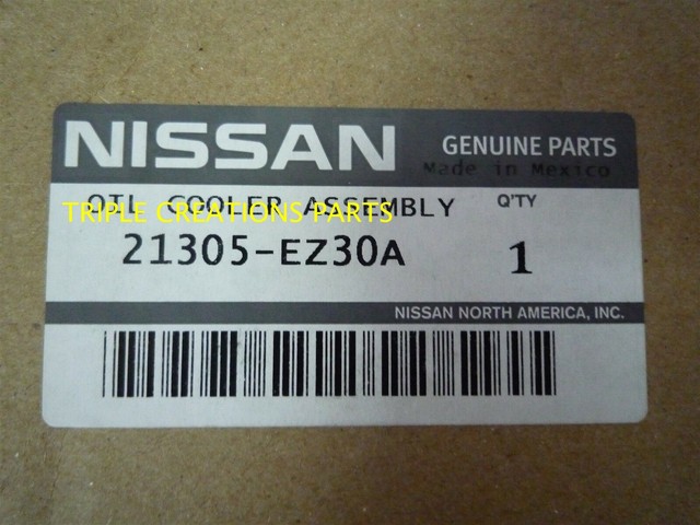 21305EZ30A Genuine Nissan Oil Cooler ASSY 21305-ez30a for sale online ...