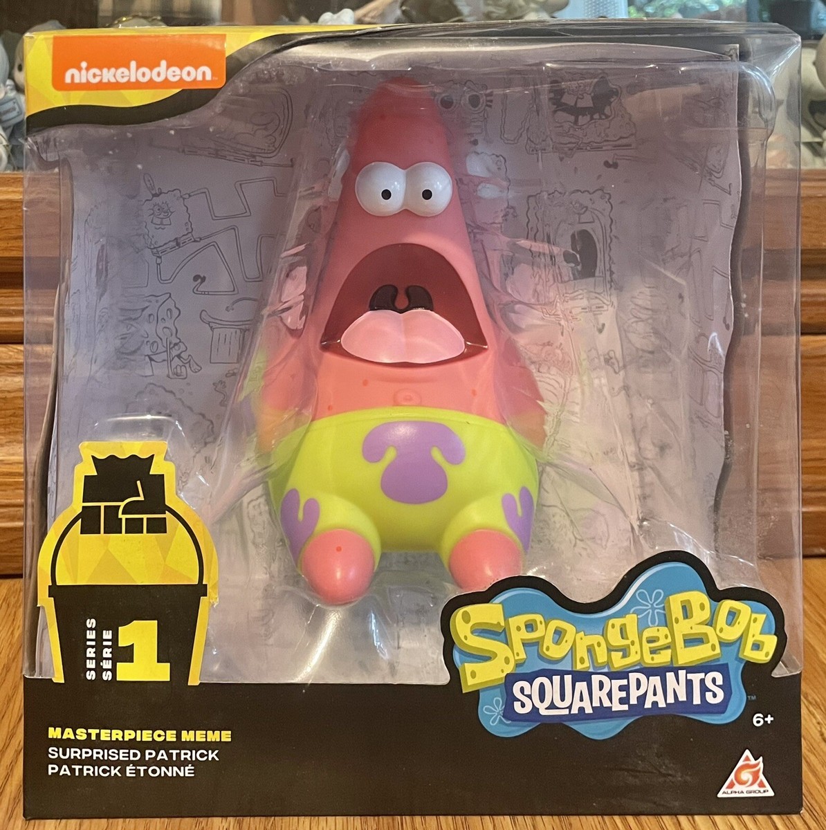 Suprised Patrick Meme Alpha Group Spongebob SquarePants Masterpiece