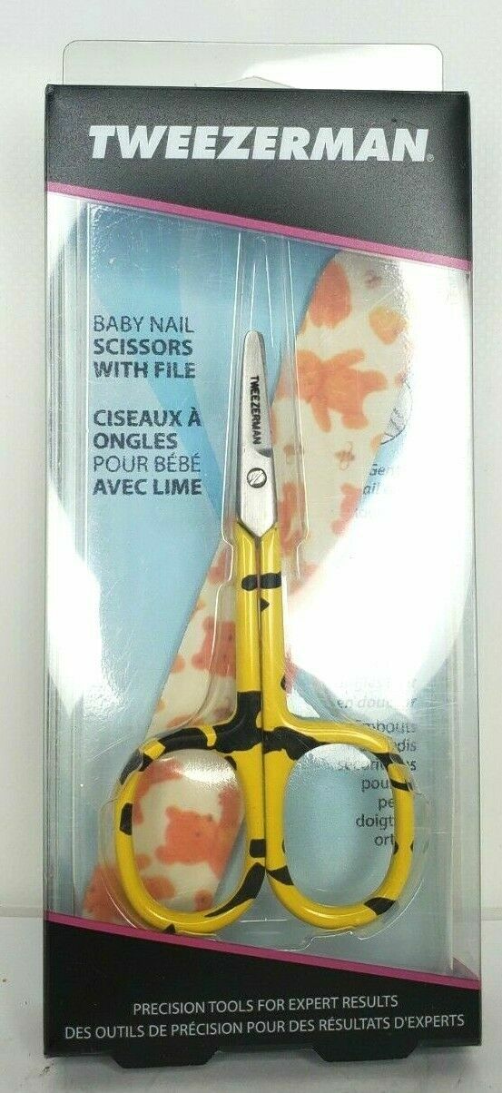Tweezerman BABY NAIL SCISSORS WITH FILE ***NEW IN BOX*** | eBay