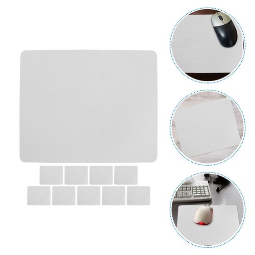 10 Pcs Blank Mouse Pads Customizable Desktop Mat Gaming Mousepad | eBay