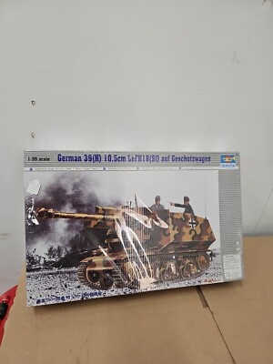 Trumpeter 353 German 39H Tank w/105mm 1:35 New Free Shipping | eBay