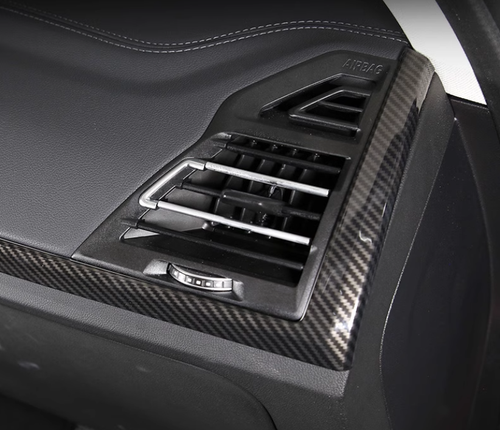 Carbon Fiber Central Console Dashboard Strip For BMW X3 X4 X3M X4M iX3 ...