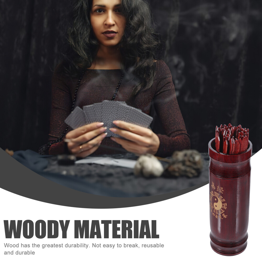 Chinese Fortune Telling Sticks with Book Kau Chi-m Sticks Chien Tung in ...