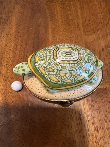 Fancy Turtle With Baby Egg Limoges | eBay