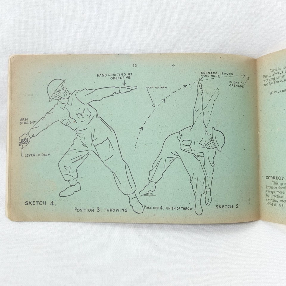 WW2 1942 BRITISH ARMY HAND GRENADE Manual Mills Bomb No.36 Rifle German ...