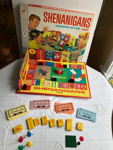 Milton Bradley Shenanigans Carnival of Fun Board Game #4480 Not ...